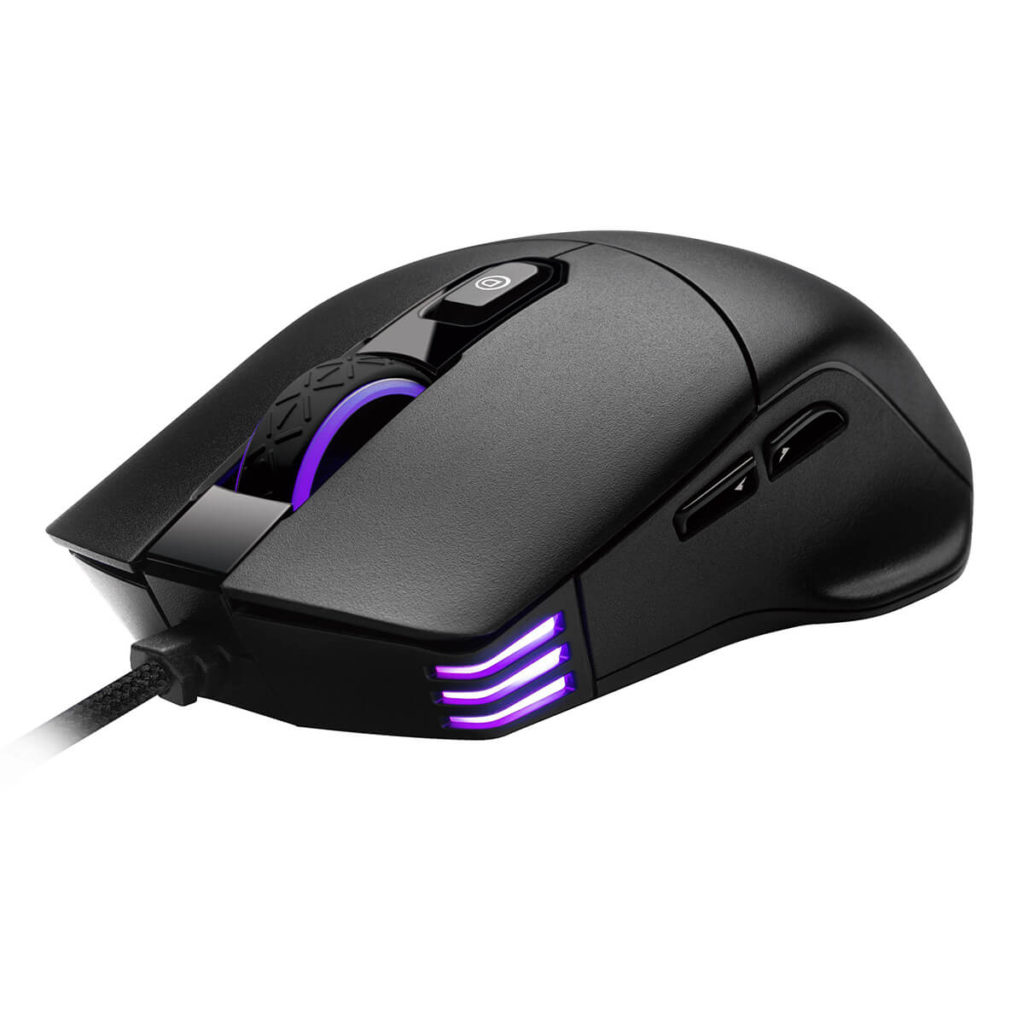 EVGA X12 Gaming Mouse - 8K - Wired - Black - Customizable - Dual Sensor ...